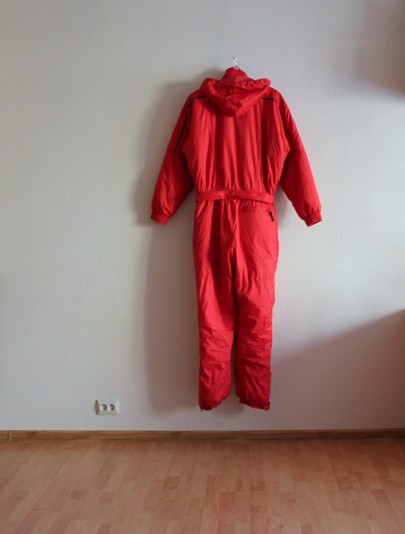 Red Ski Suit Red Overall Sportful Vintage Jumpsuit Retro Cross - Etsy