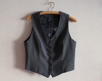 Gray Womens Vest | Etsy