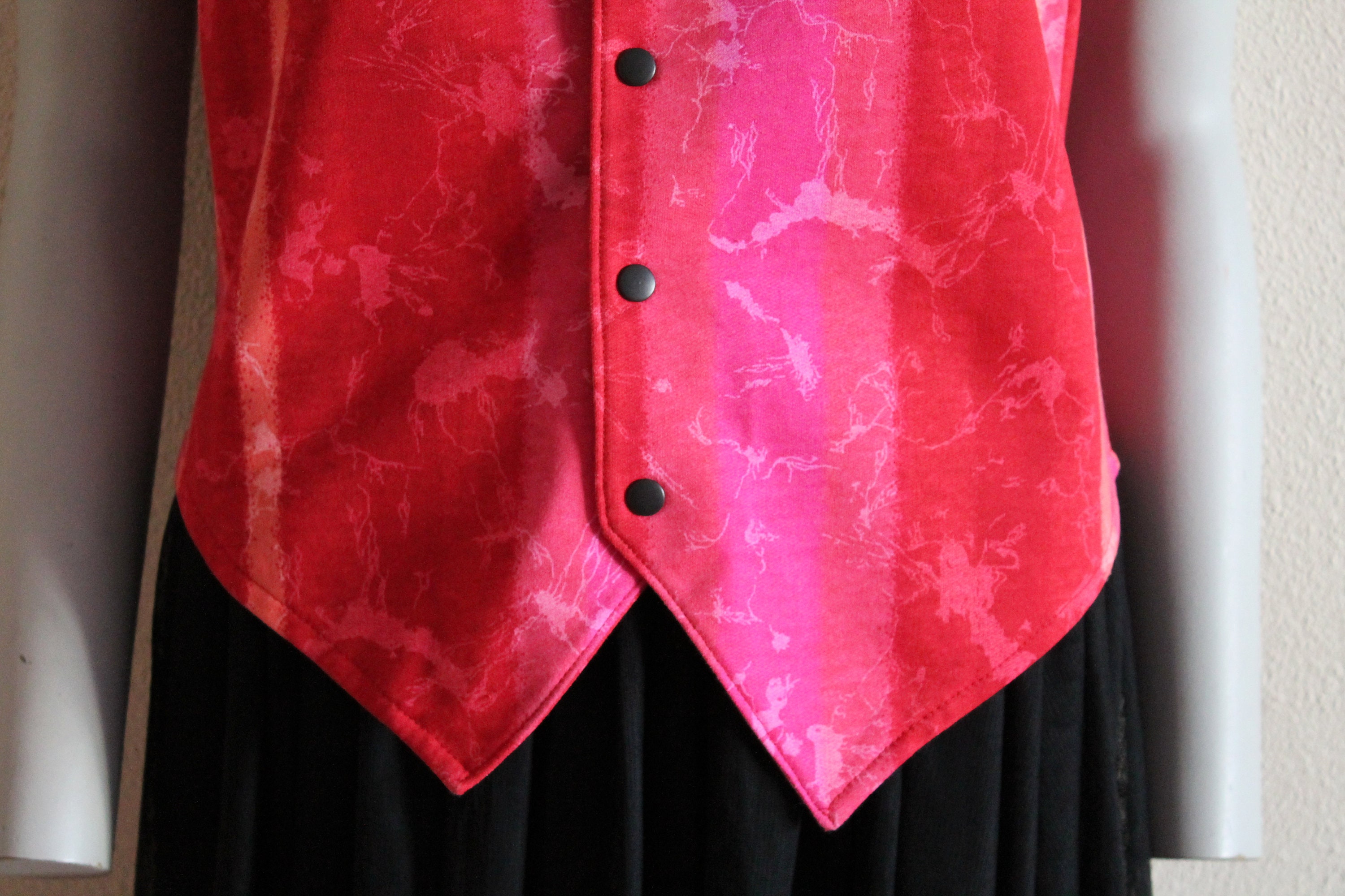 Red Vest Women's Vest Red Women Vest Fitted Womens Vest Red Waistcoat ...