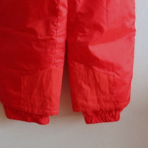 Red Ski Pants Vintage Ski Pants One Piece Ski Suit Retro Overalls ...