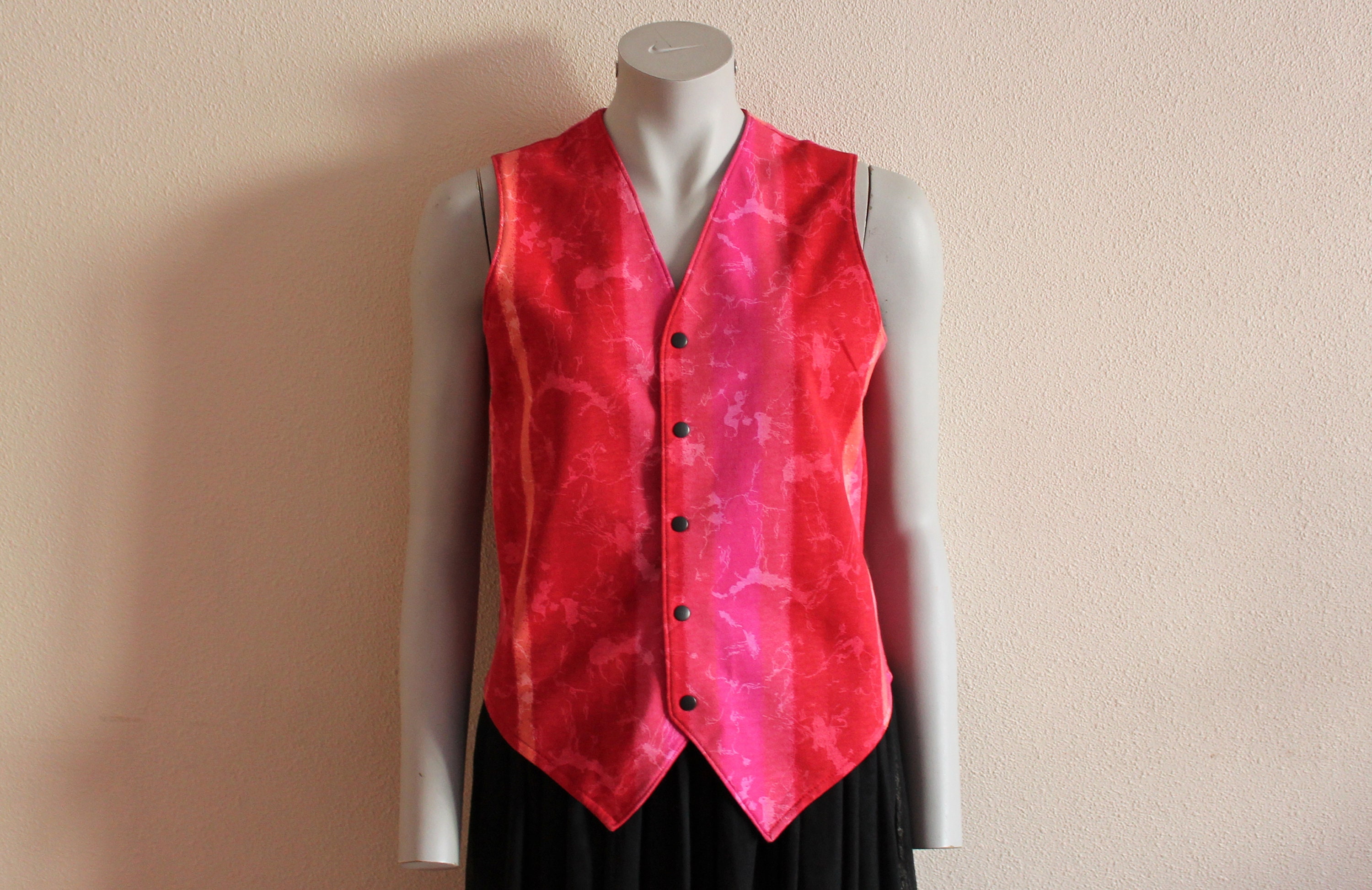 Red Vest Women's Vest Red Women Vest Fitted Womens Vest Red Waistcoat ...