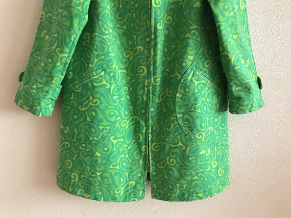 Green Jacket Vintage Girls Trench Coat Girl's Coat Ch… - Gem