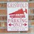 Three Wheeler Atc Parking Only Sign Red on White - Etsy