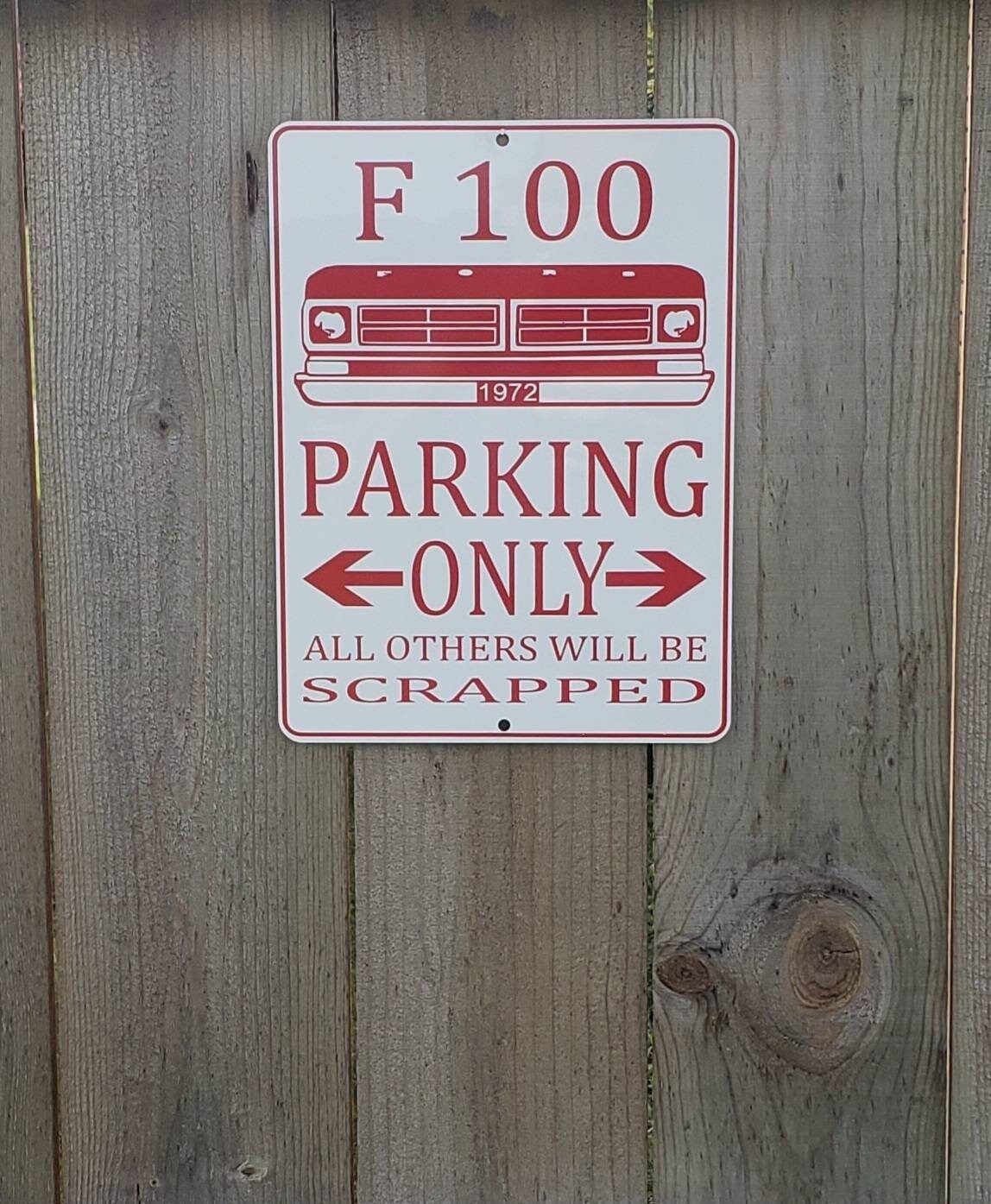 1972/1971 FORD F100 PARKING ONLY Sign - Etsy