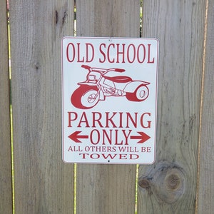 Three Wheeler Atc Parking Only Sign Red on White - Etsy
