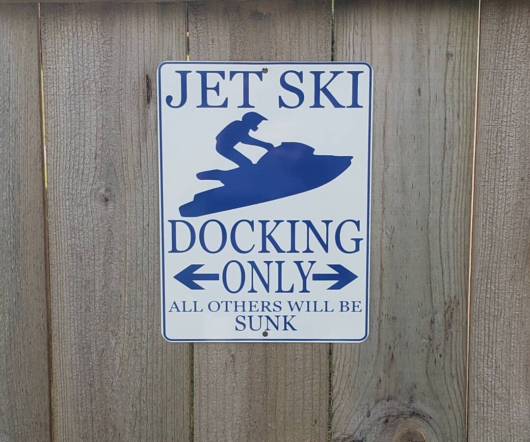 Jet Ski Parking Only Sign Sit Down Wave Runner - Etsy