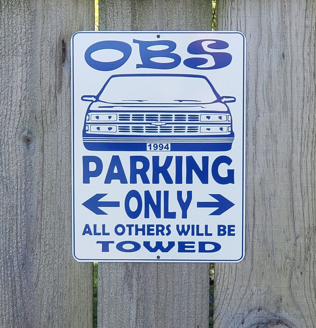 Obs 1988-1999 OBS Blue, Red or Black Silverado, Tahoe, Suburban Parking ...