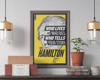 Hamilton Musical Poster | Etsy