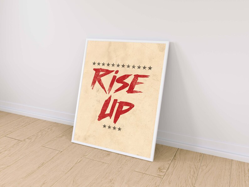 Hamilton rise Up Poster | Etsy