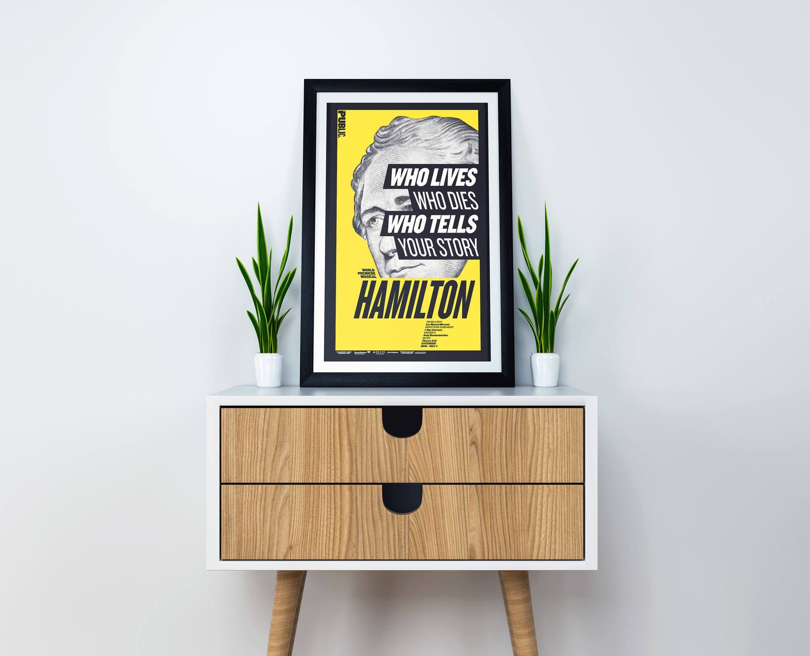 Hamilton Musical Poster - Public Theater - 11x17" - Etsy