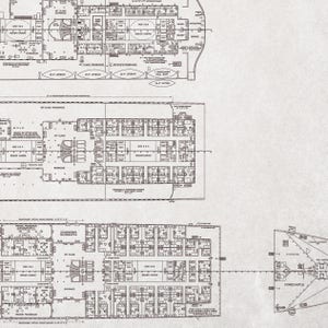 RMS Titanic Deck Plans - 8x10" *INSTANT DOWNLOAD* - Etsy
