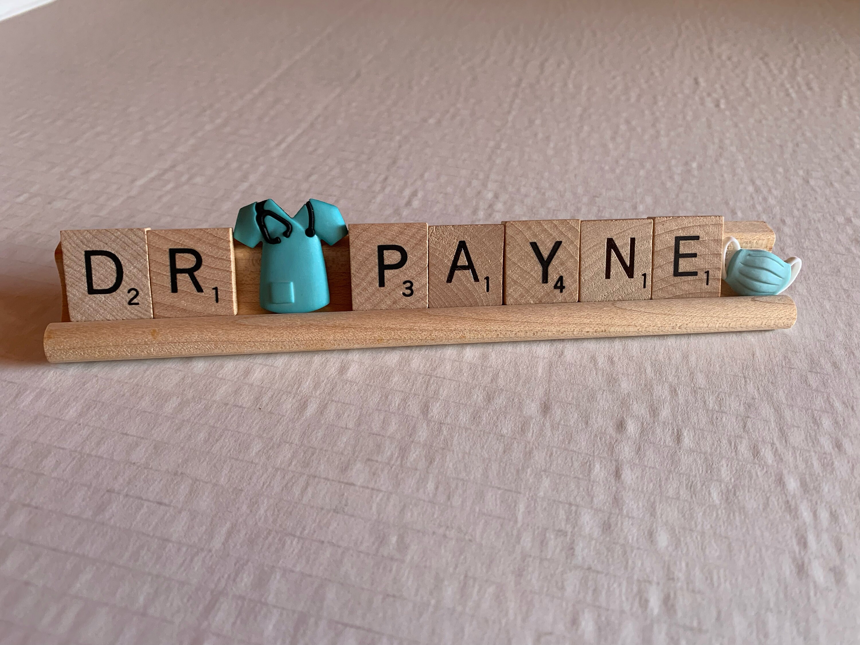 Medical Doctor Scrabble Personalized Nameplate - Etsy