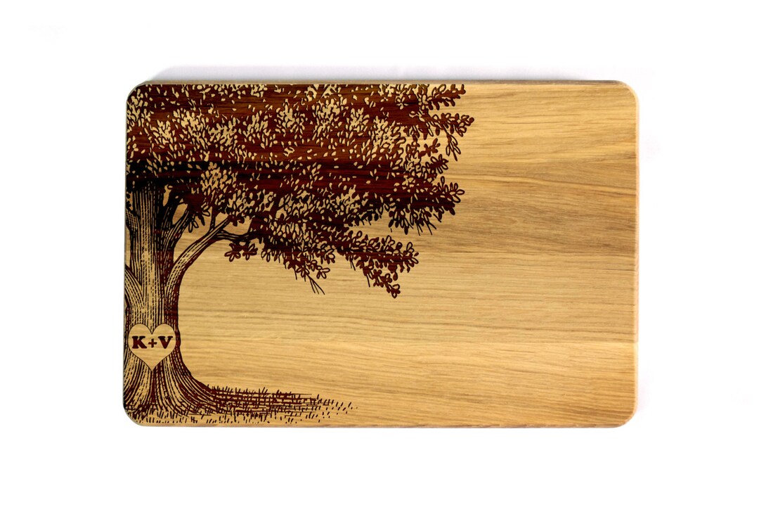 Family Tree Cutting Board Wedding Gift Personalized Wedding Cutting ...