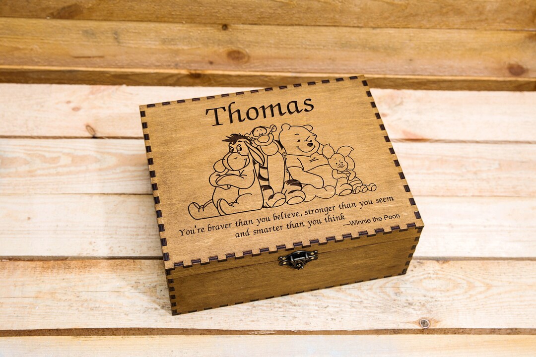 Winnie the Pooh Baby Memory Box Quote From Winnie the Pooh on - Etsy