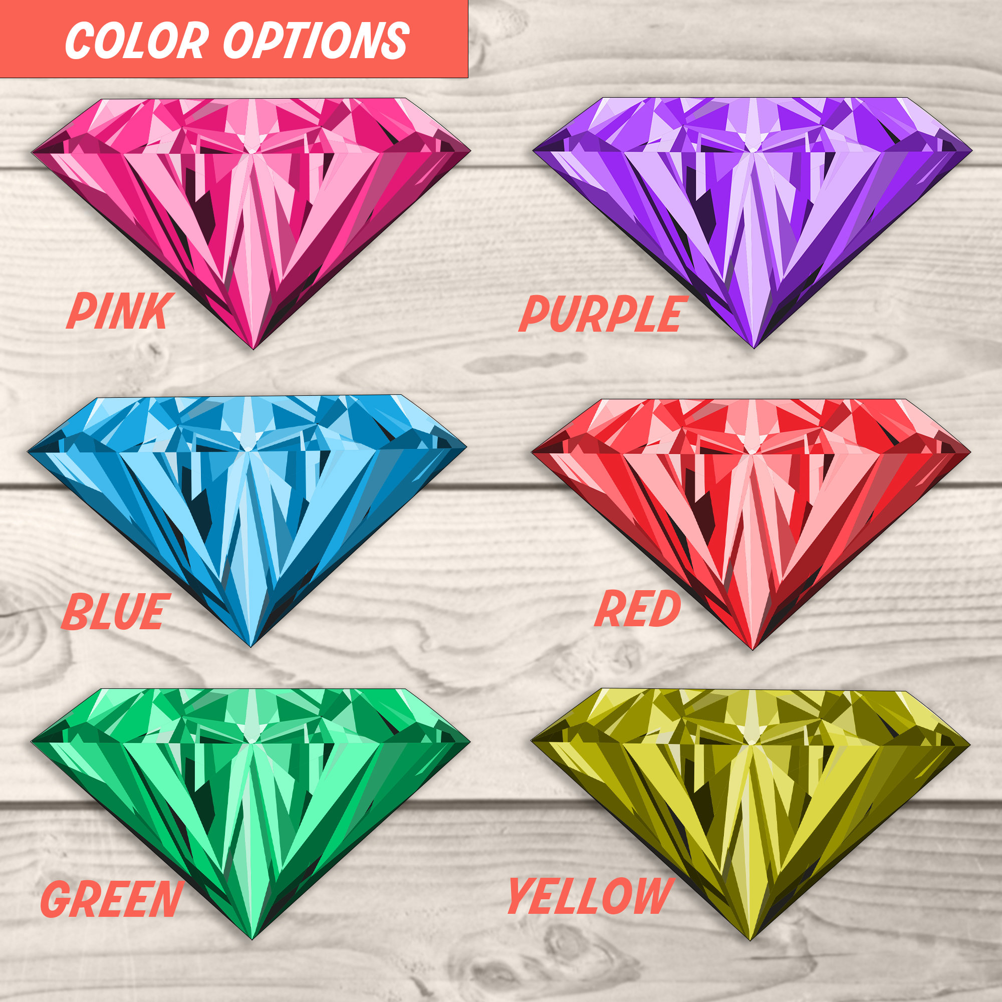 Diamond Shape Greeting Card Gemstone Greeting Card Diamond - Etsy