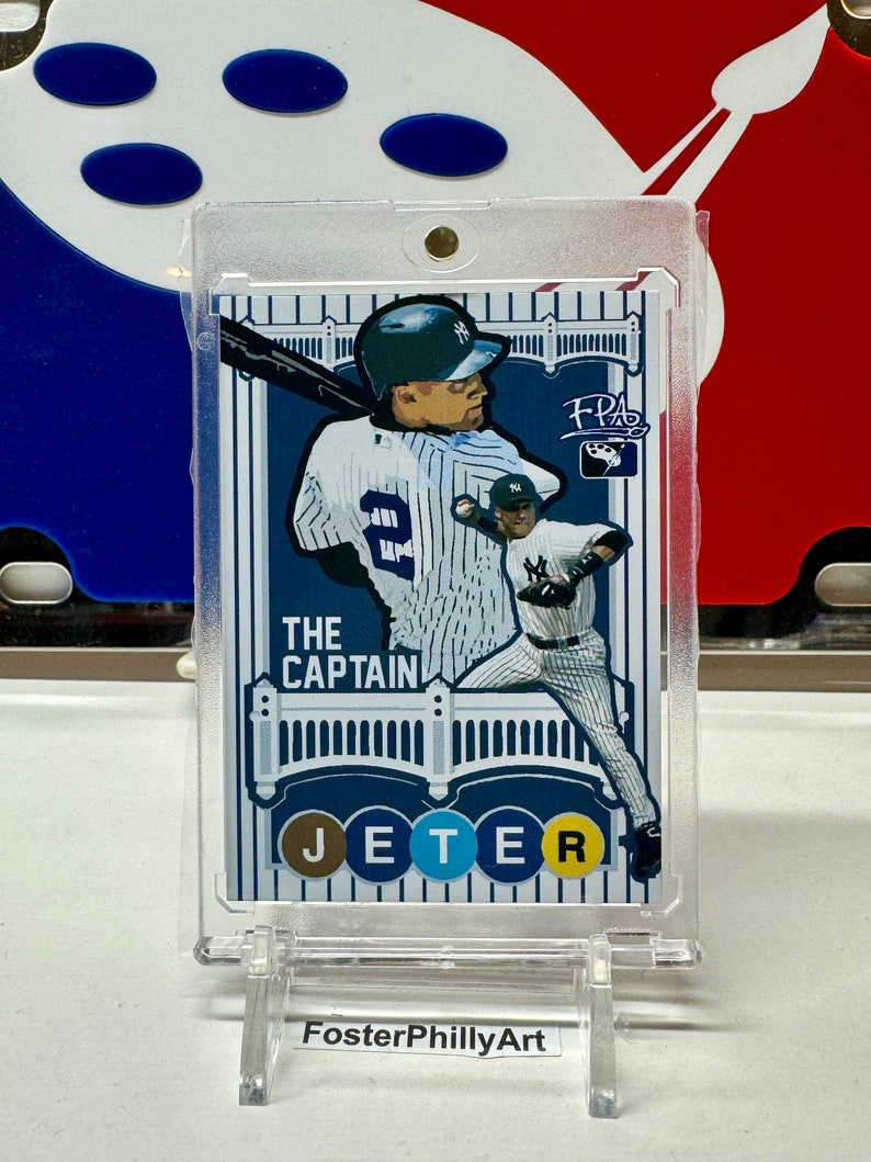 Custom Metal Card - JETER “the Captain” - Etsy