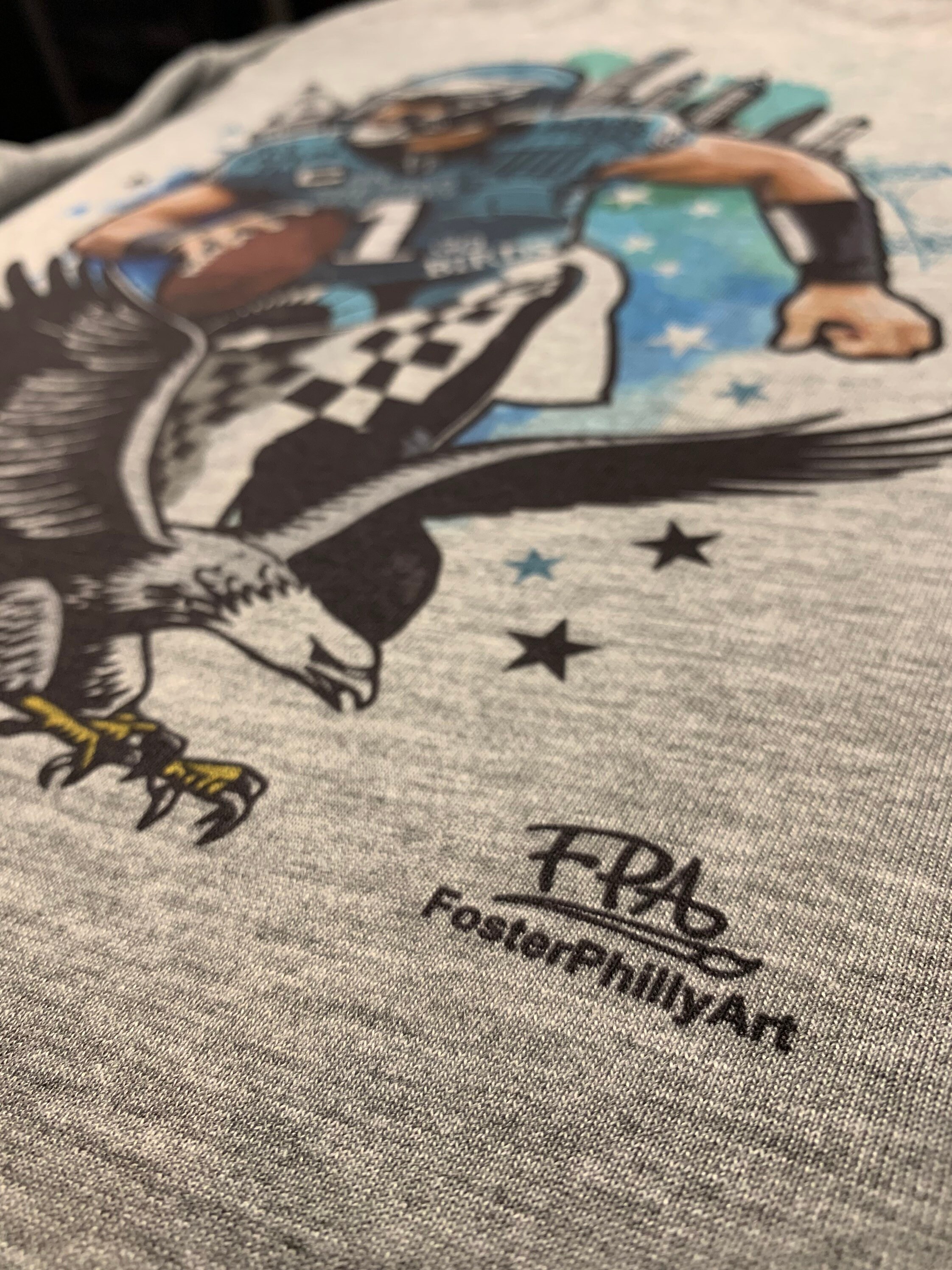 Jalen Hurts Custom T-shirt Design - Etsy