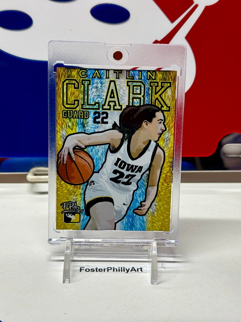 Custom Metal Card - Caitlin Clark - Etsy