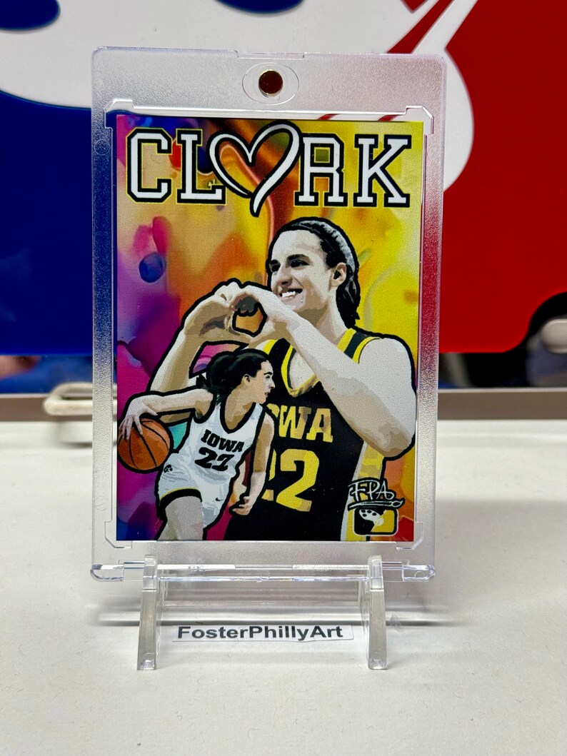 Custom Metal Card - Caitlin Clark - Etsy