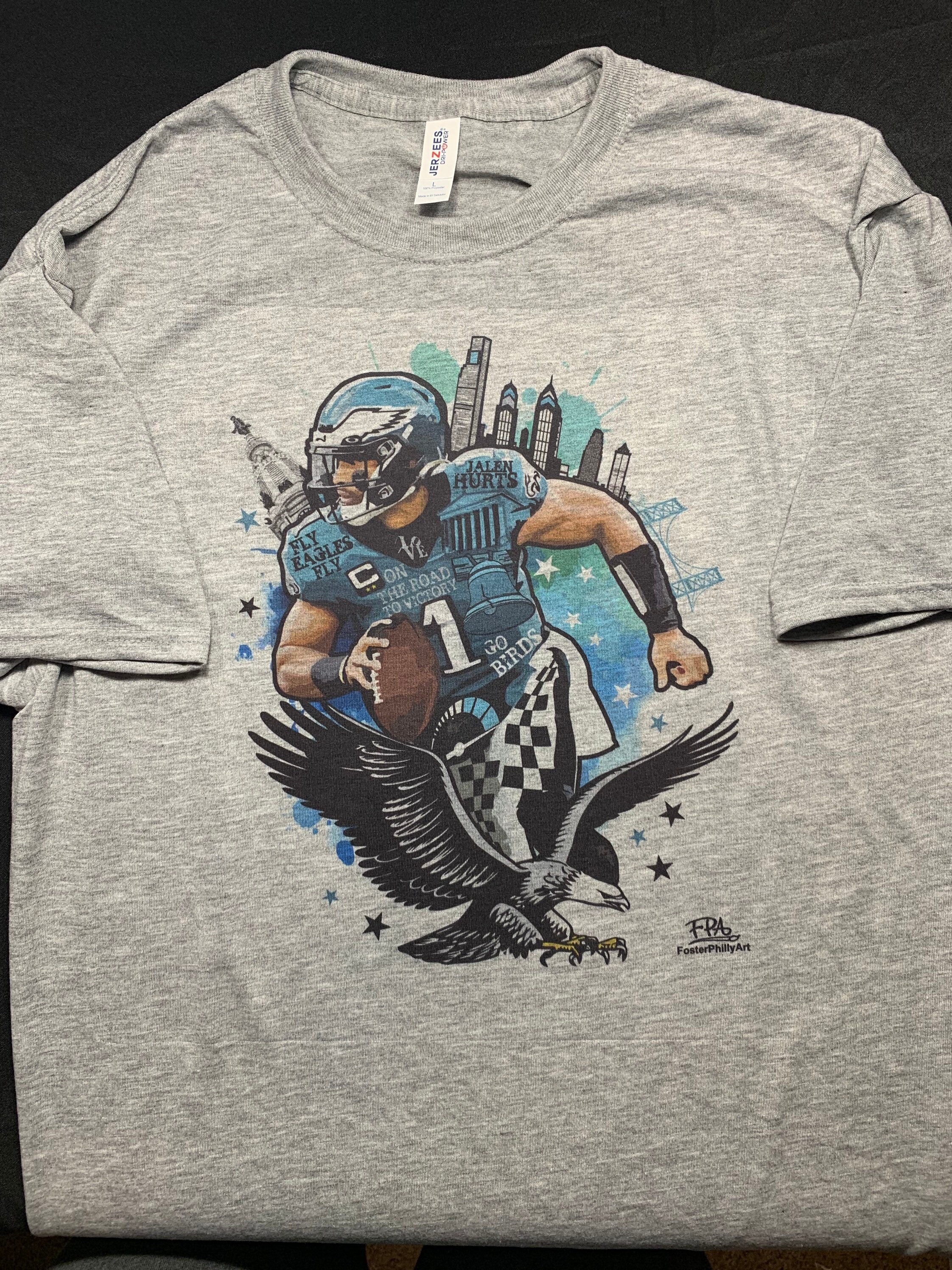 Jalen Hurts Custom T-shirt Design - Etsy