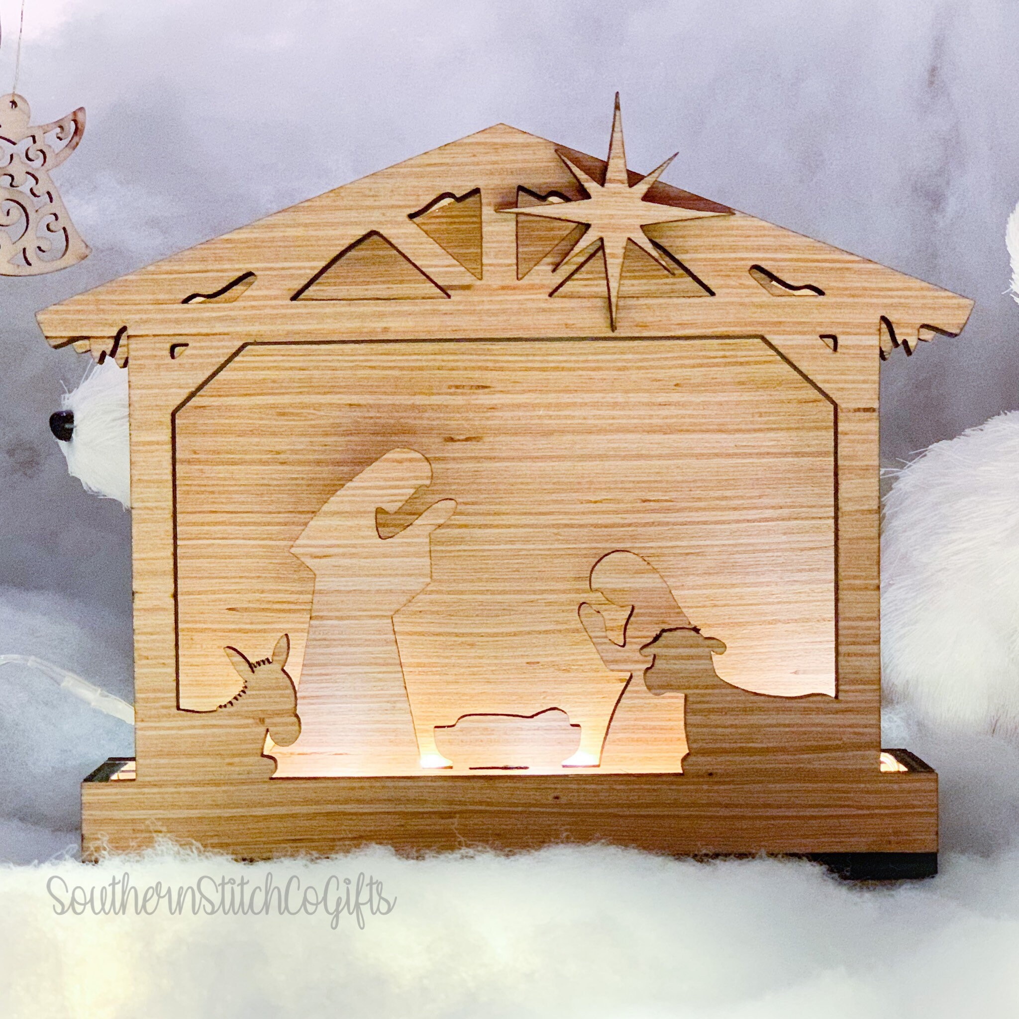 Laser Cut Nativity Scene - Etsy