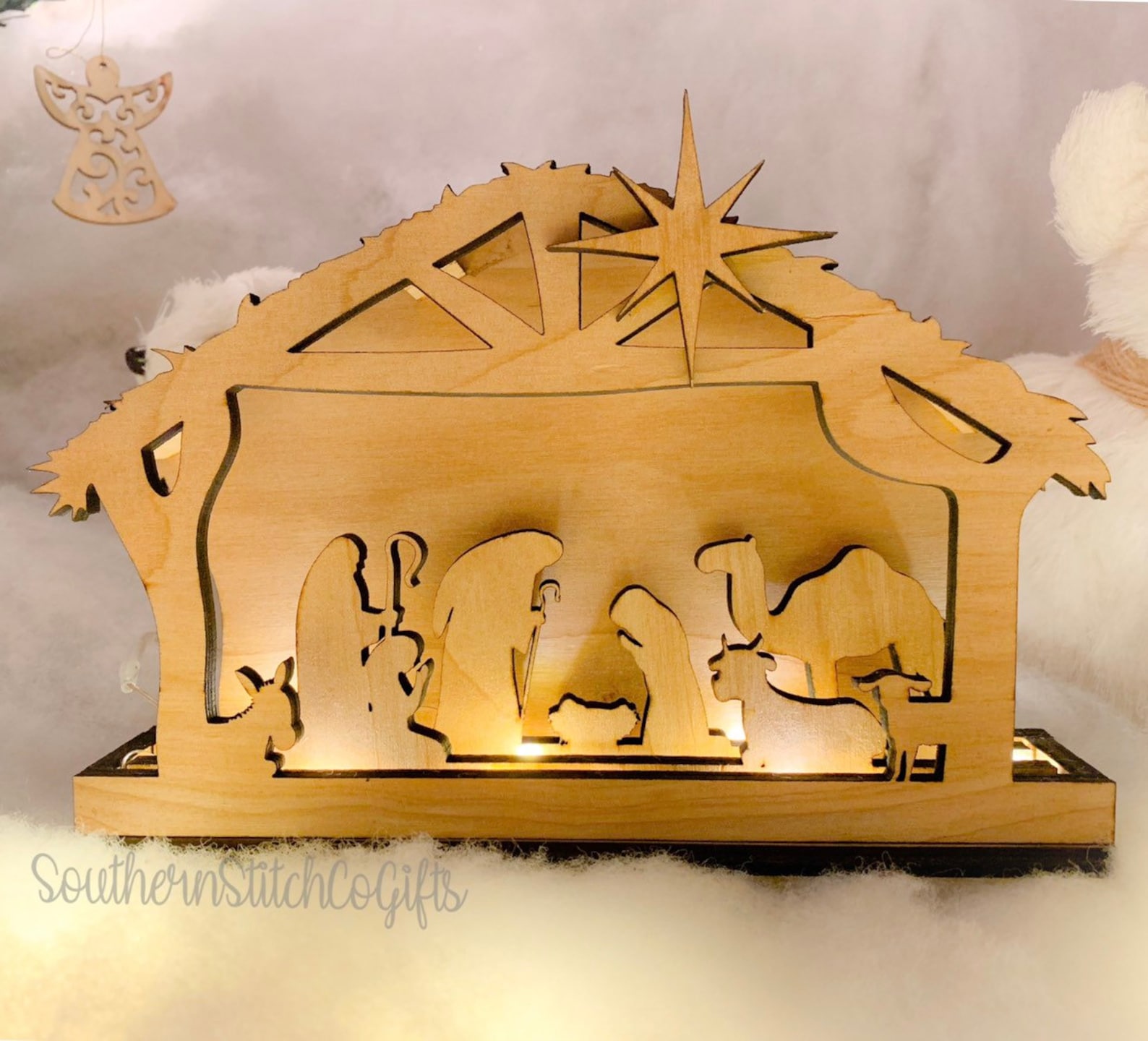 Laser Cut Nativity Scene - Etsy