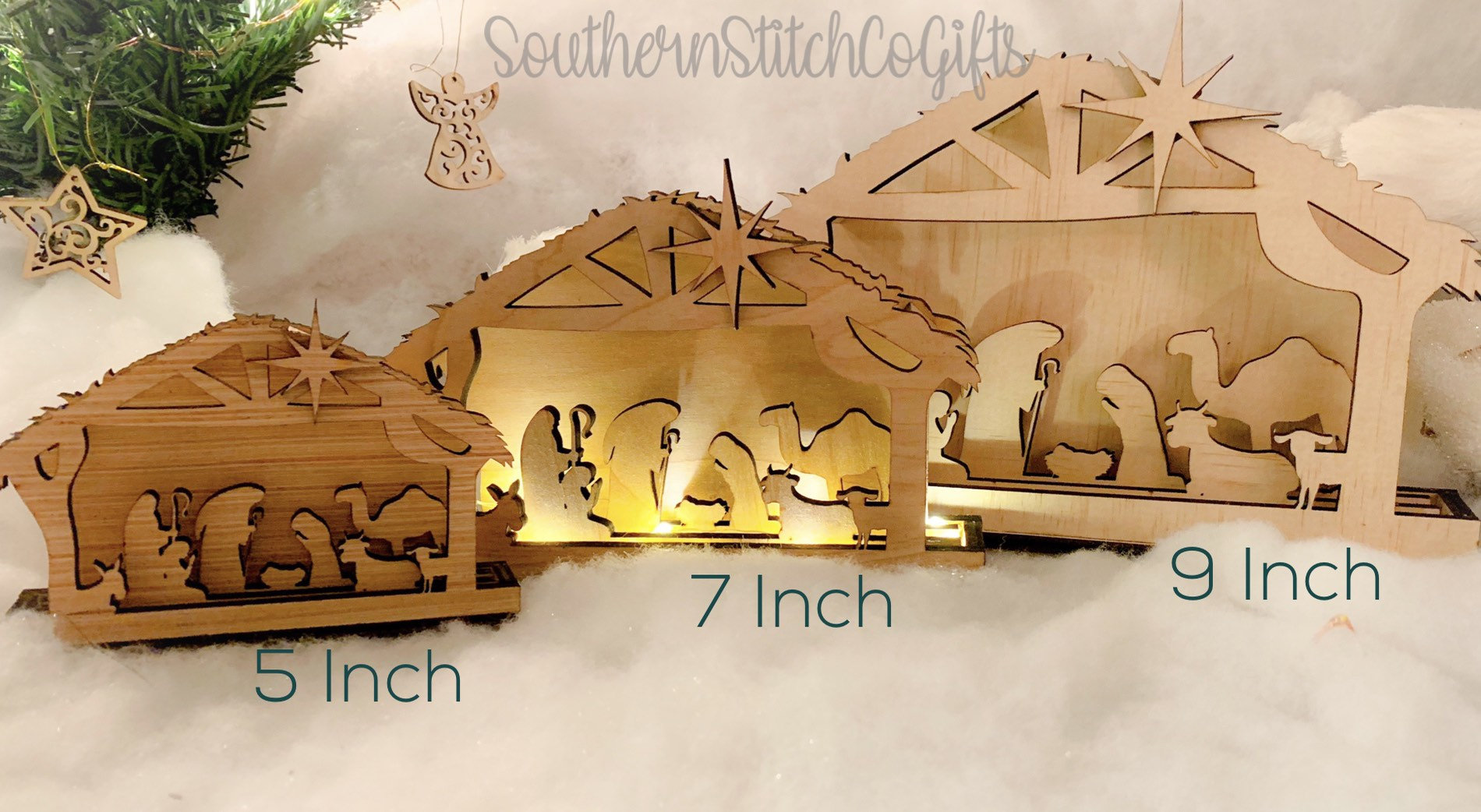 Laser Cut Nativity Scene - Etsy