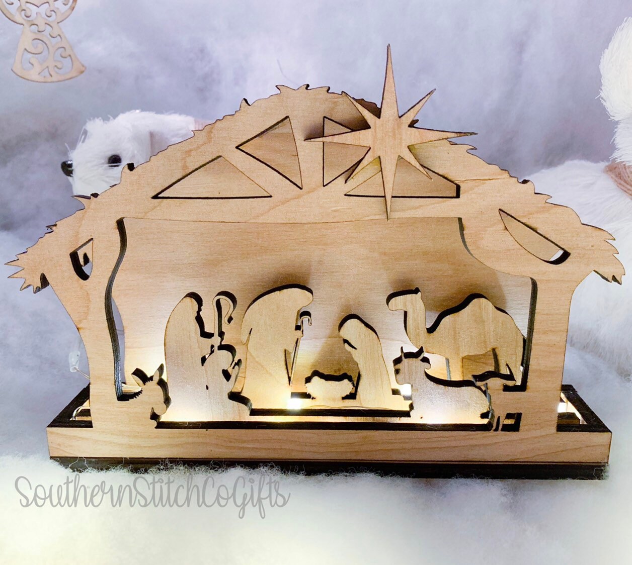 Laser Cut Nativity Scene - Etsy