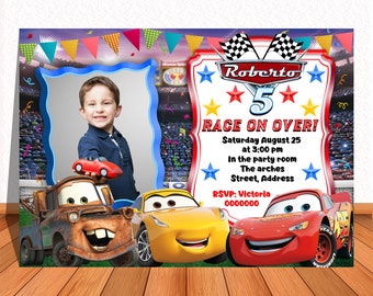 Cars 3 Invitation - Etsy