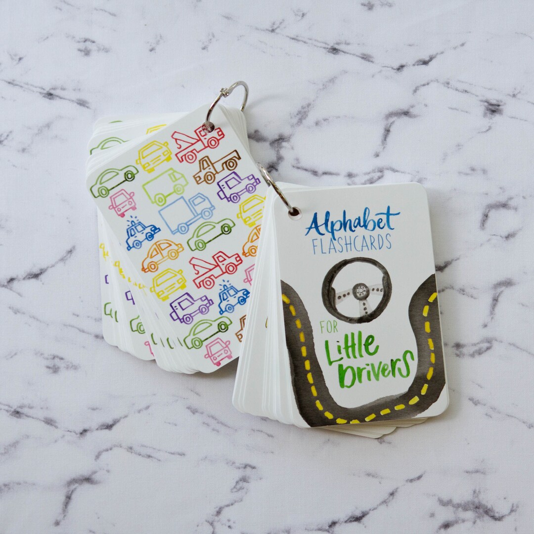 Transportation Alphabet Flashcards - Etsy