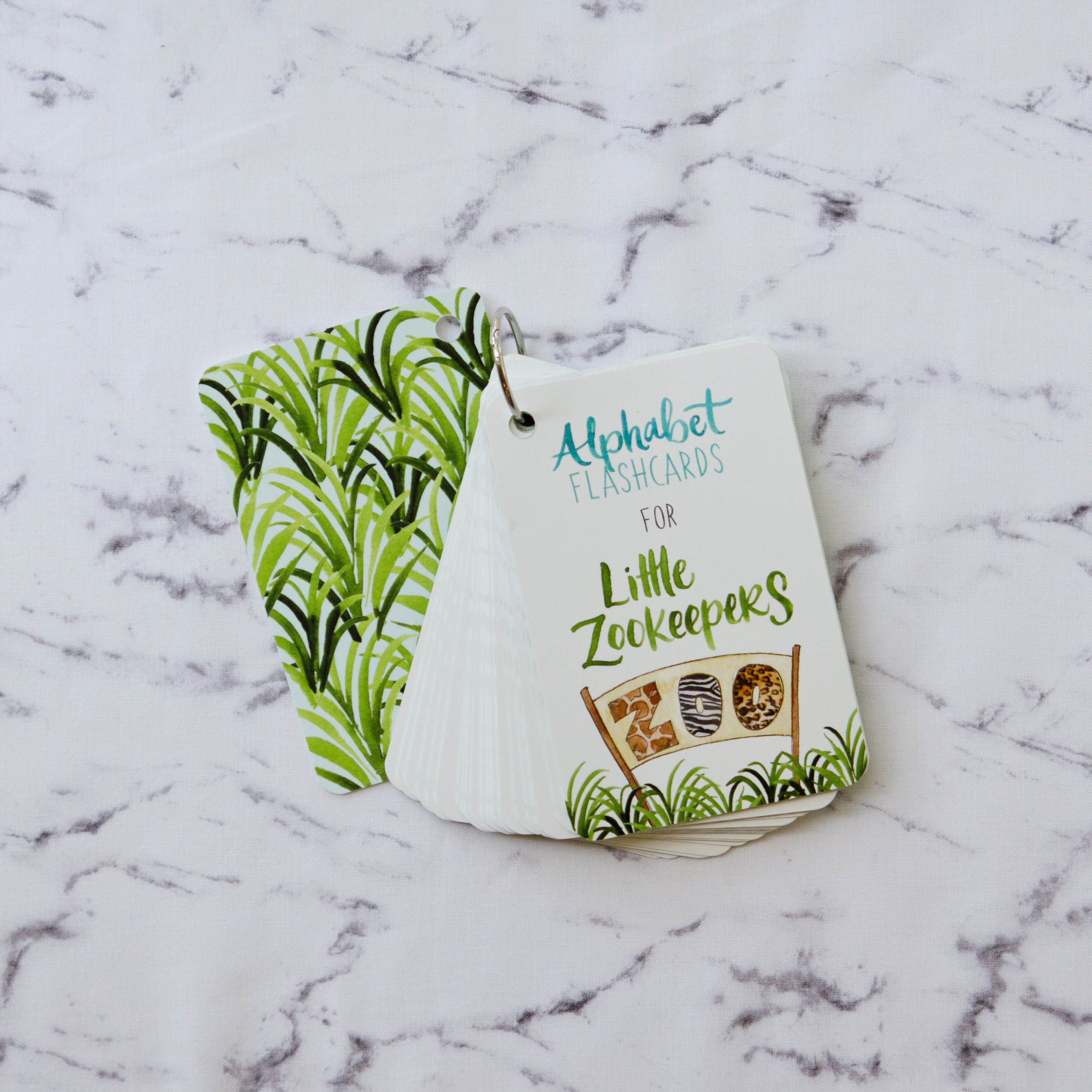 Zoo Animal Alphabet Flashcards - Etsy