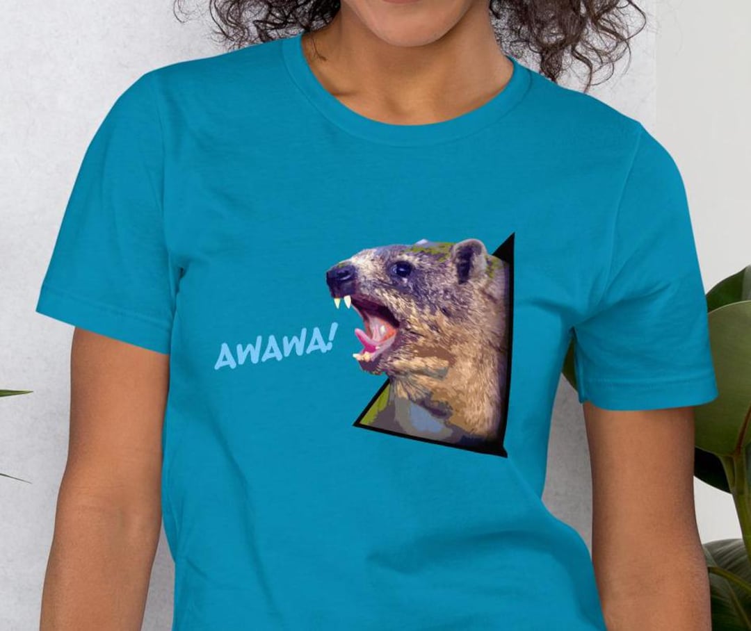 Hyrax Core Meme T-shirt Awesome Rock Hyrax Demure Vibes Gift T Shirt ...