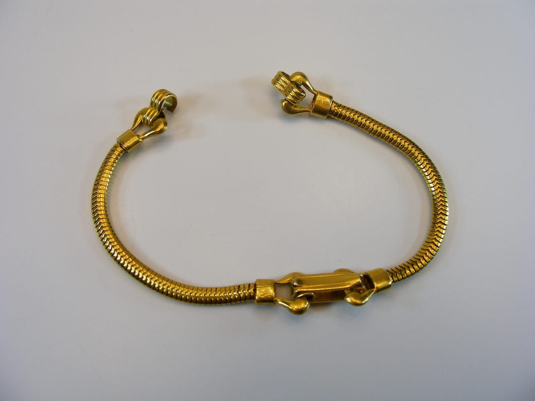 Watchband SAMSON Gold Plated, Art Deco Estate Jewelry, Vintage Watch ...