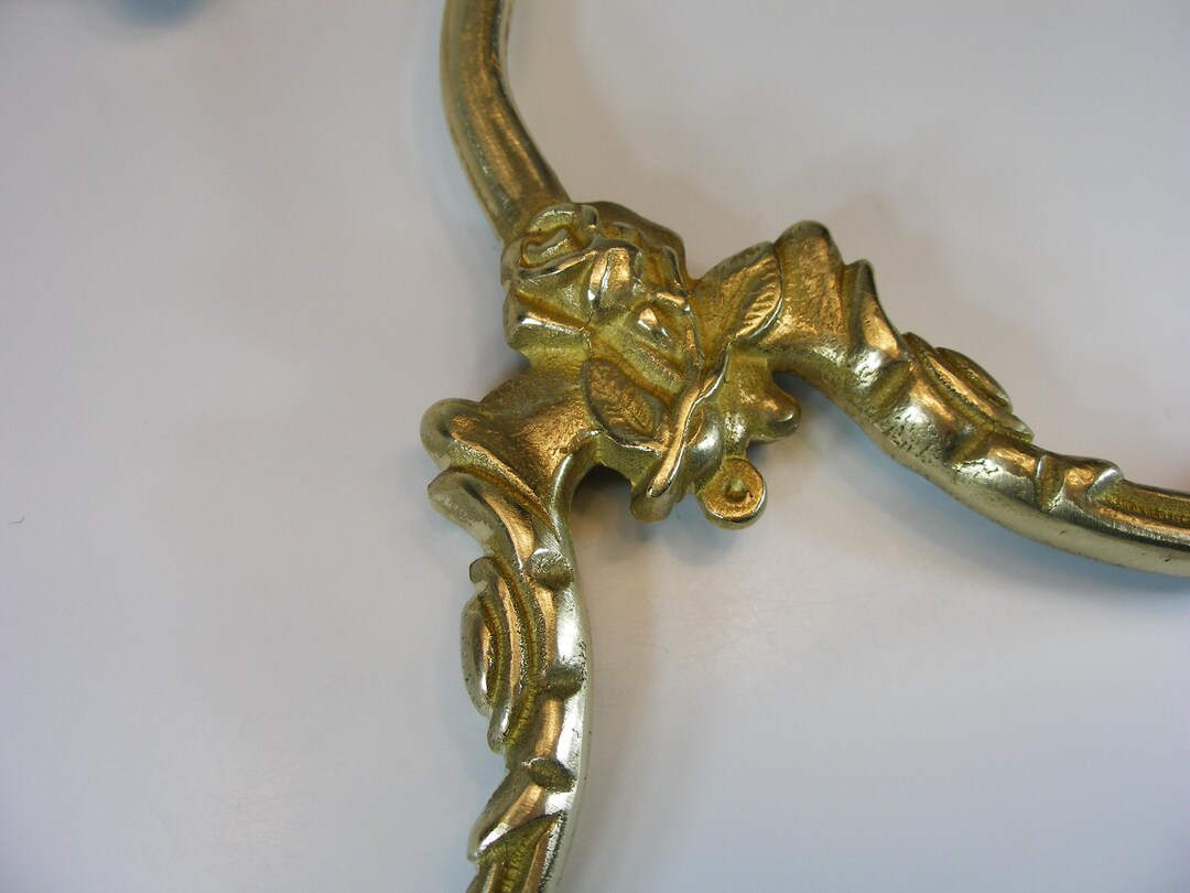 Rose Brass Bridal Hanger, Vintage Brass Wedding Dress Hangers, Roses ...