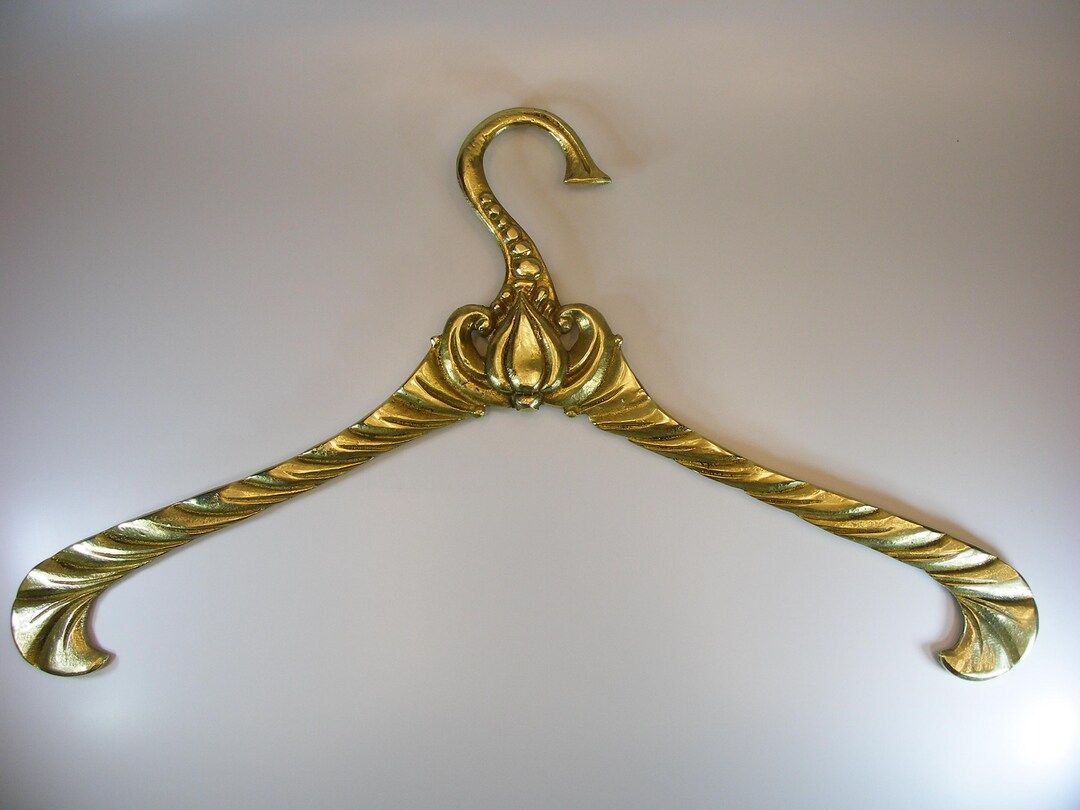 Solid Brass Bridal Hanger-brass Wedding Dress Hanger-brass Clothes ...