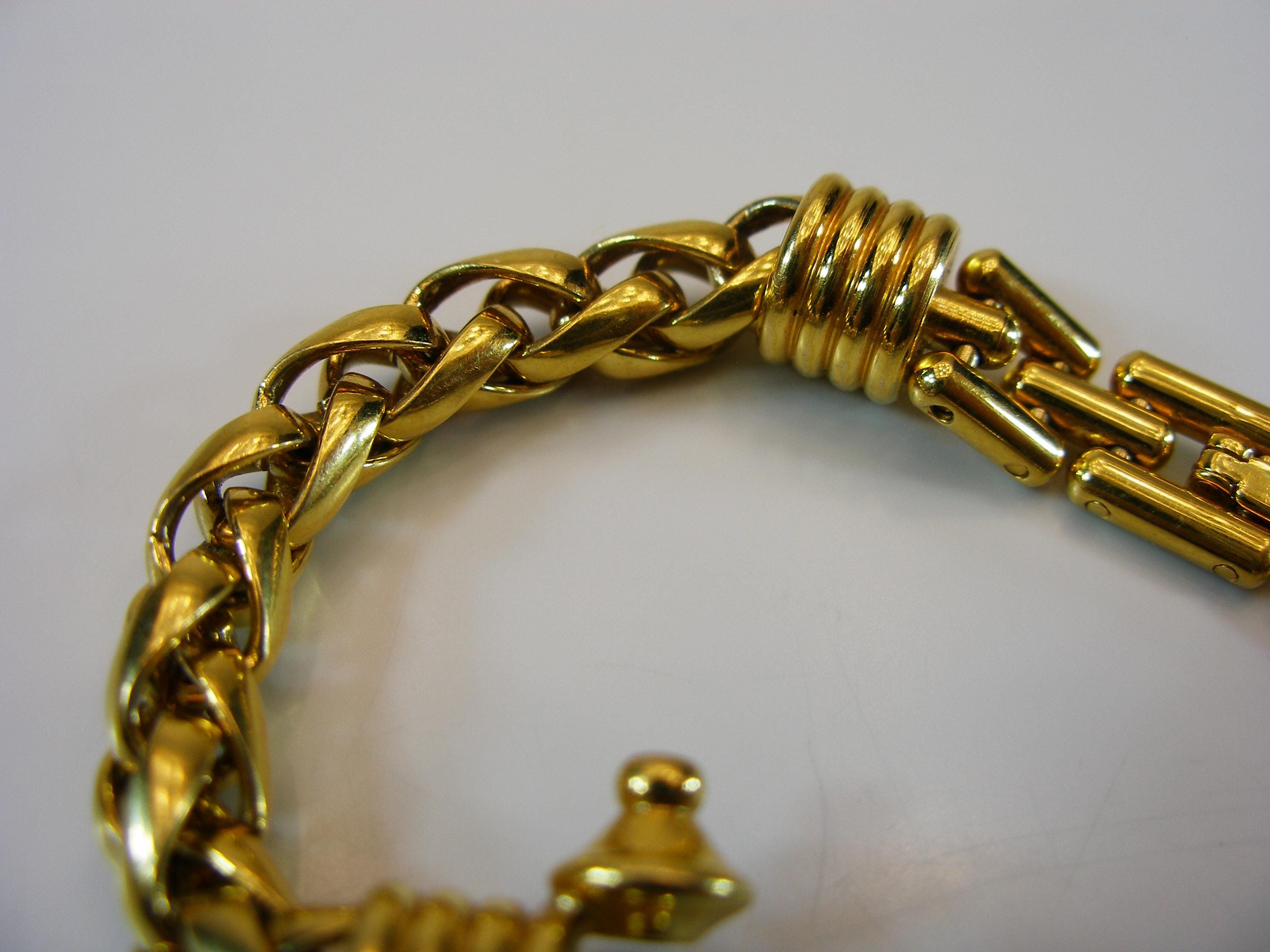 Gold Plated, Watchband Art Deco Estate Jewelry, Vintage Watch Band ...