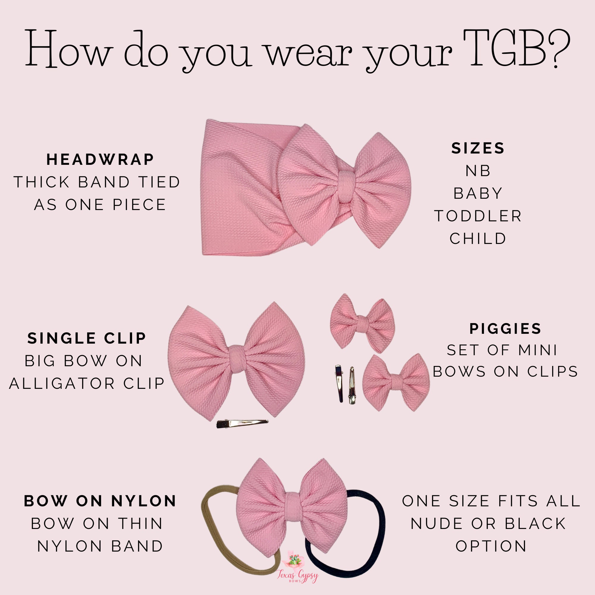 Firework Shredded or Stacked Bow Headwraps Bow on Nylon - Etsy