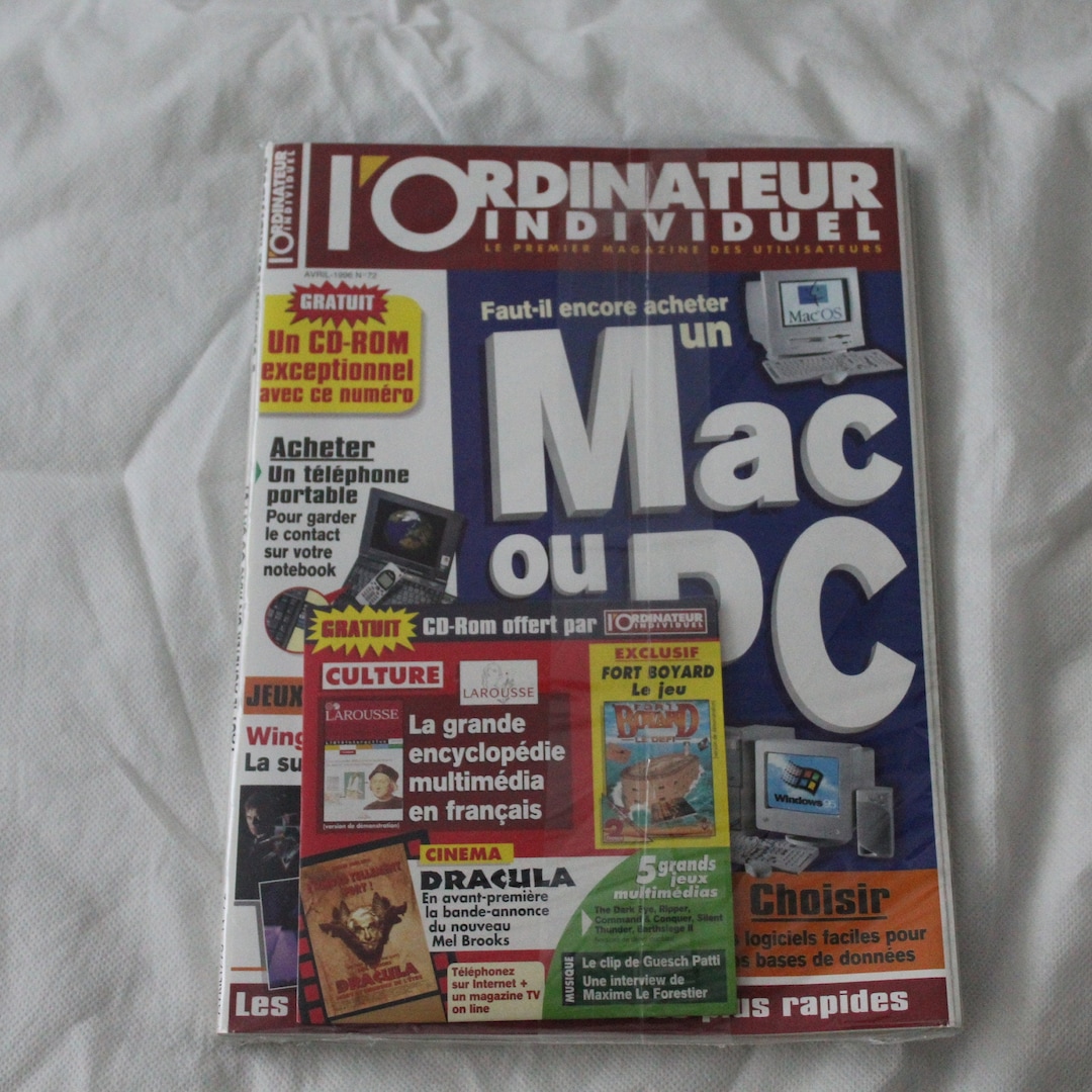 FRENCH Computer Magazine Video Game PC Gamer Magazine 1990s Jeu Video ...