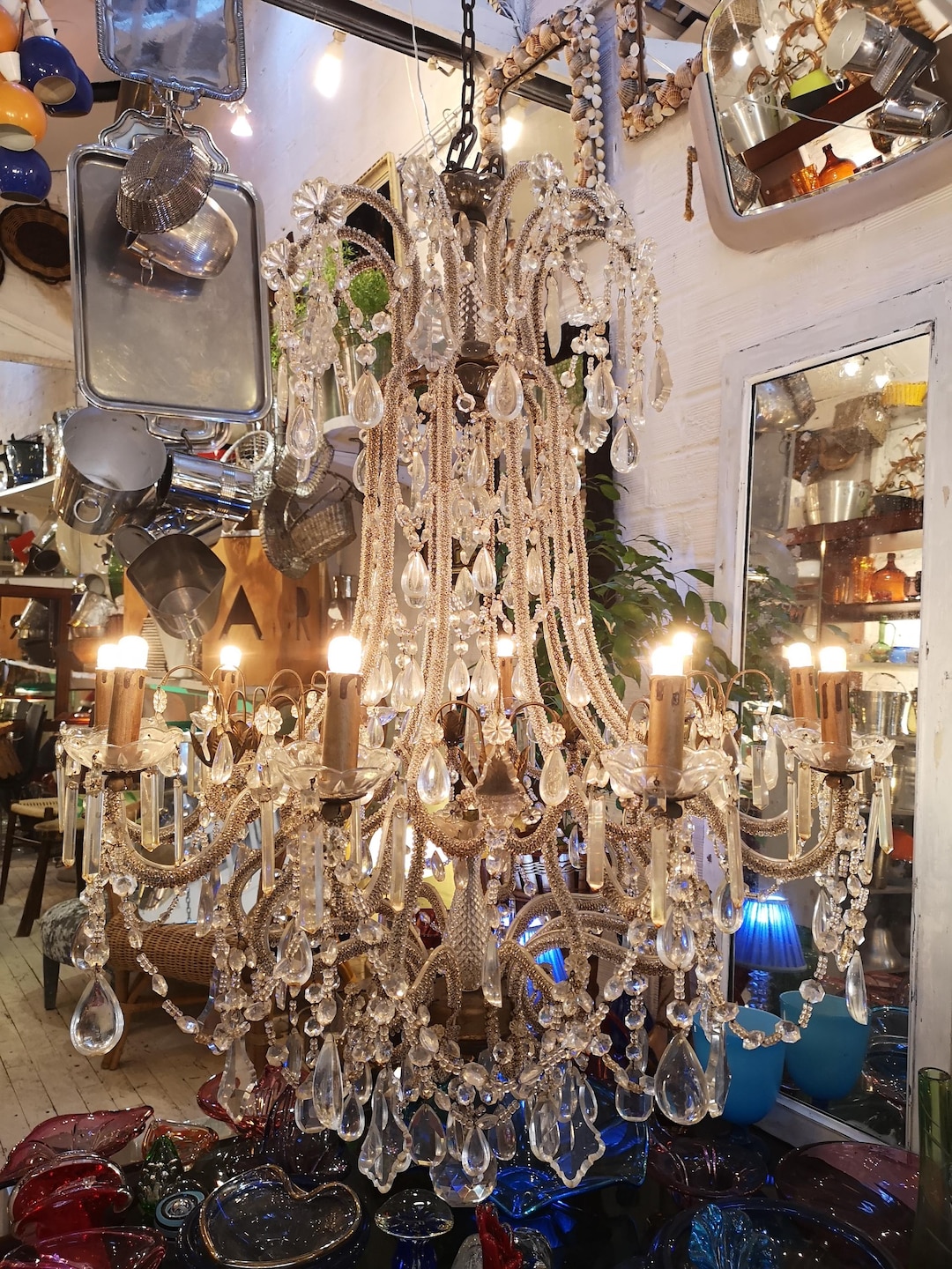 Large Crystal Light Fixture Chandelier Lighting Crystal Pendants ...