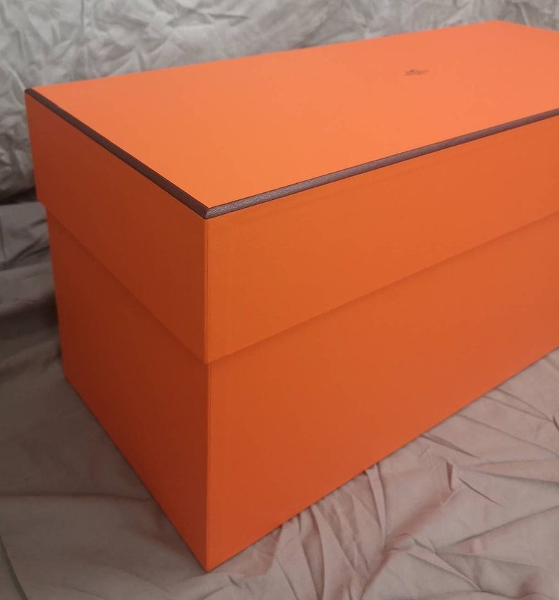 Large Collectible Authentic Hermes Orange Box Hermes Fashion ...