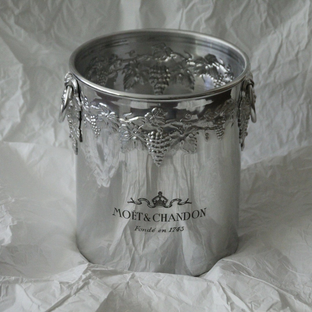 Champaign Bucket Metal Moet Et Chandon French Vintage Champagne Bucket ...