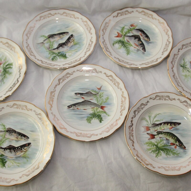 Fish Plates - Etsy