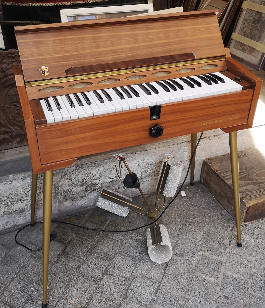 Italian Vintage Harmonium HARMO TRANSPOSER Pump Organ Le Guide-chants ...