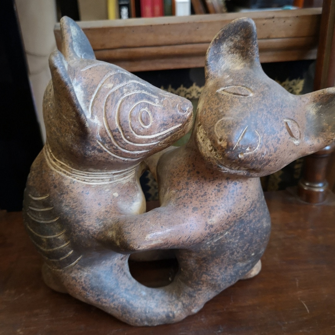 Latin America Popular Art Dogs Ceramic Figurines Dog Decor Dog Gift ...