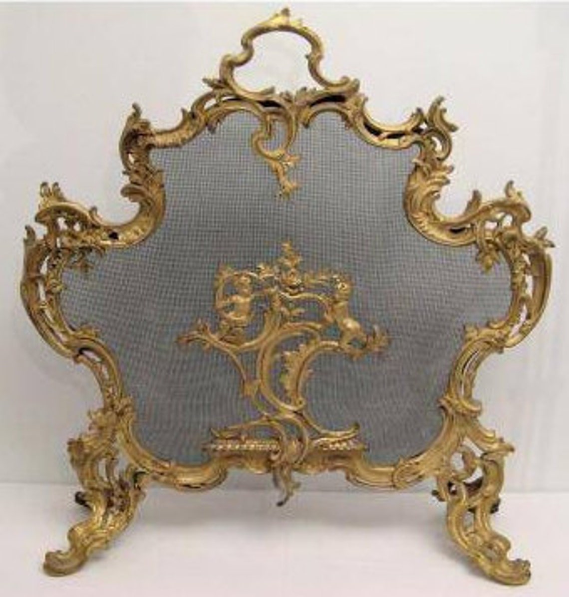 Antique Fireplace Screen Bronze Fireplace Screen Fireplace - Etsy