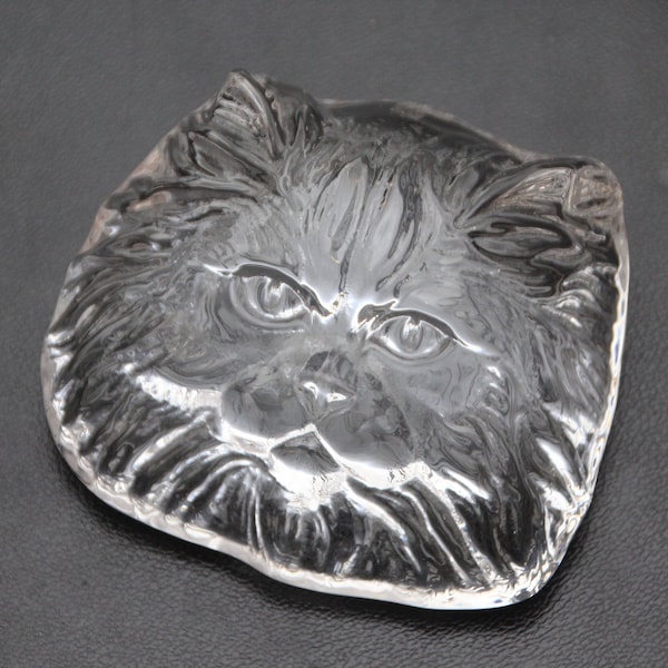 Daum Crystal Cat - Etsy