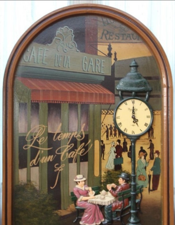 Railway Station Restaurant Sign Wall Decor Wall Art Wall Clock | Etsy