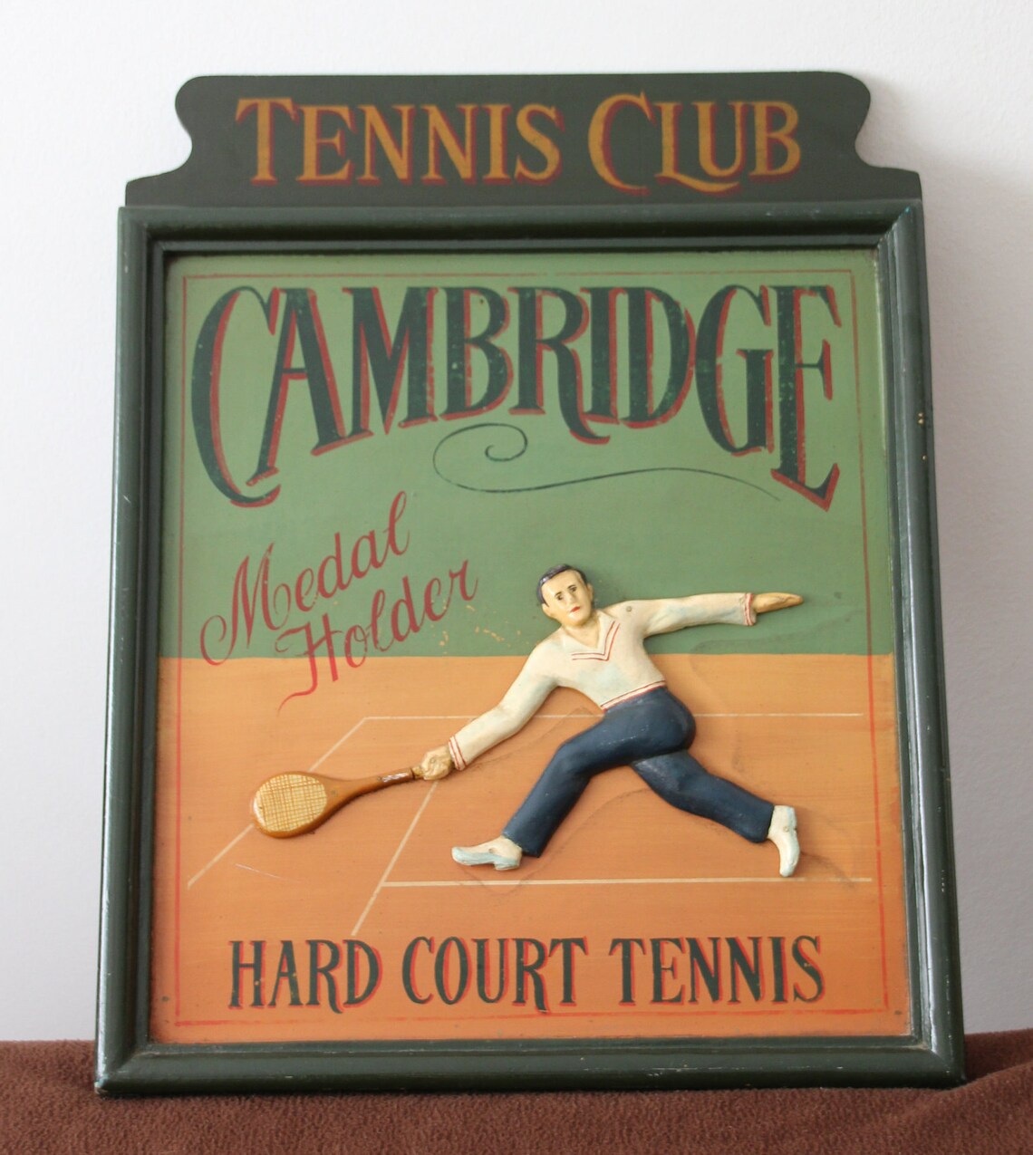Tennis wall art Tennis club Cambridge Sport Antique tennis art | Etsy