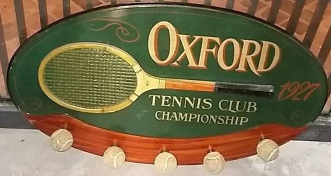 Tennis Wall Art Antique Tennis Art Tennis Club Sign Tennis | Etsy