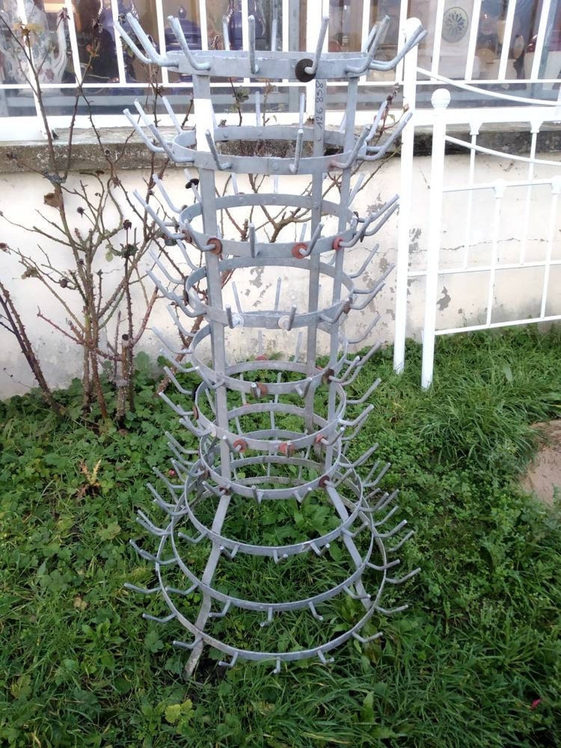 French Vintage Bottle Rack Bottle Dryer Mug Rack Cup Rack | Etsy